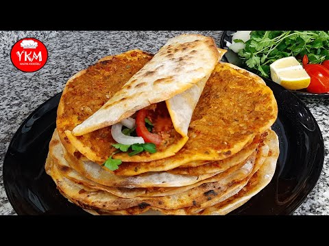 Çıtır Çıtır Muhteşem Lezzette Evde Lahmacun Yapımı | Evde Lahmacun Nasıl Yapılır | Lahmacun Tarifi