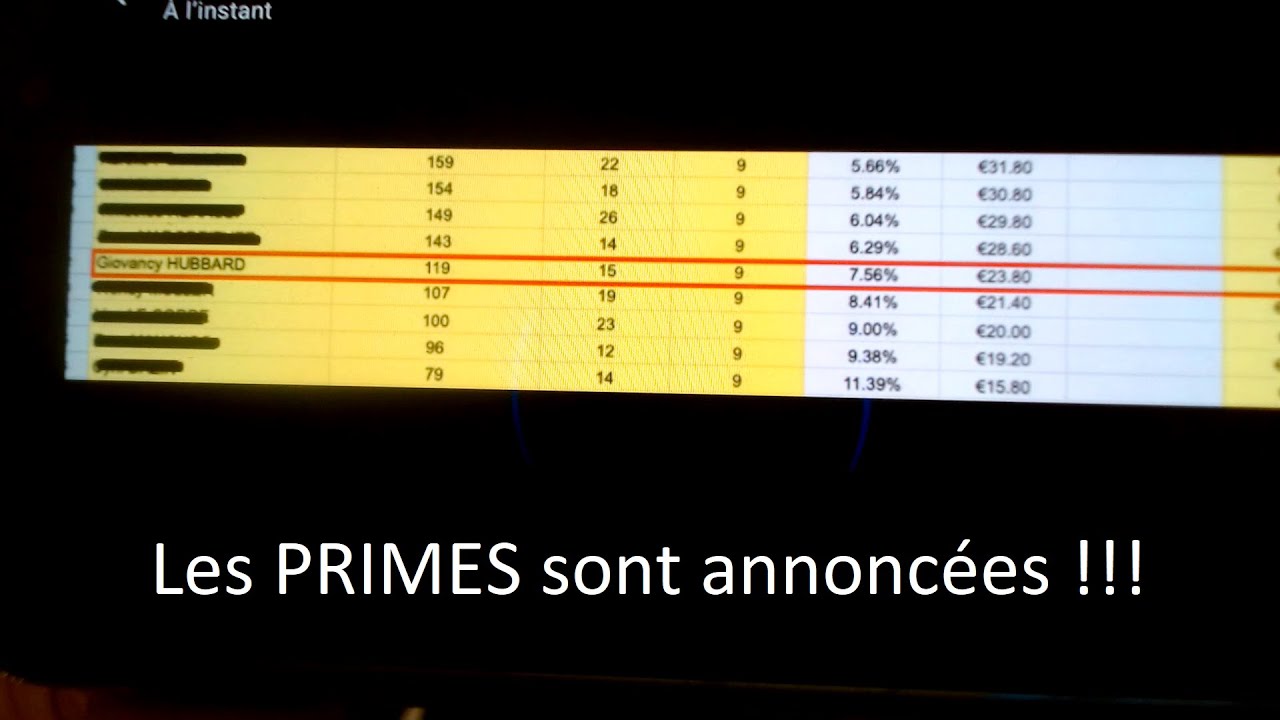 Ma première prime - YouTube