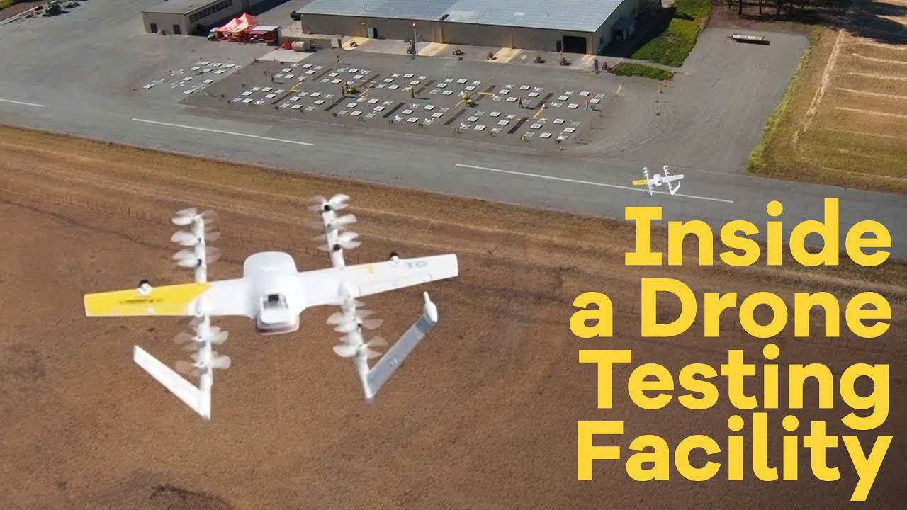 Inside Wing's secret testing facility | Building a drone delivery ...