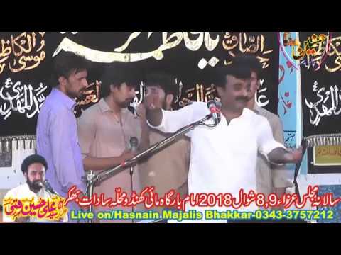 Zakir Qazi Waseem Abbas Majlis Aza 9 Shawal 2018 Bhakkar (Jalsa Agha Ali Hussain)