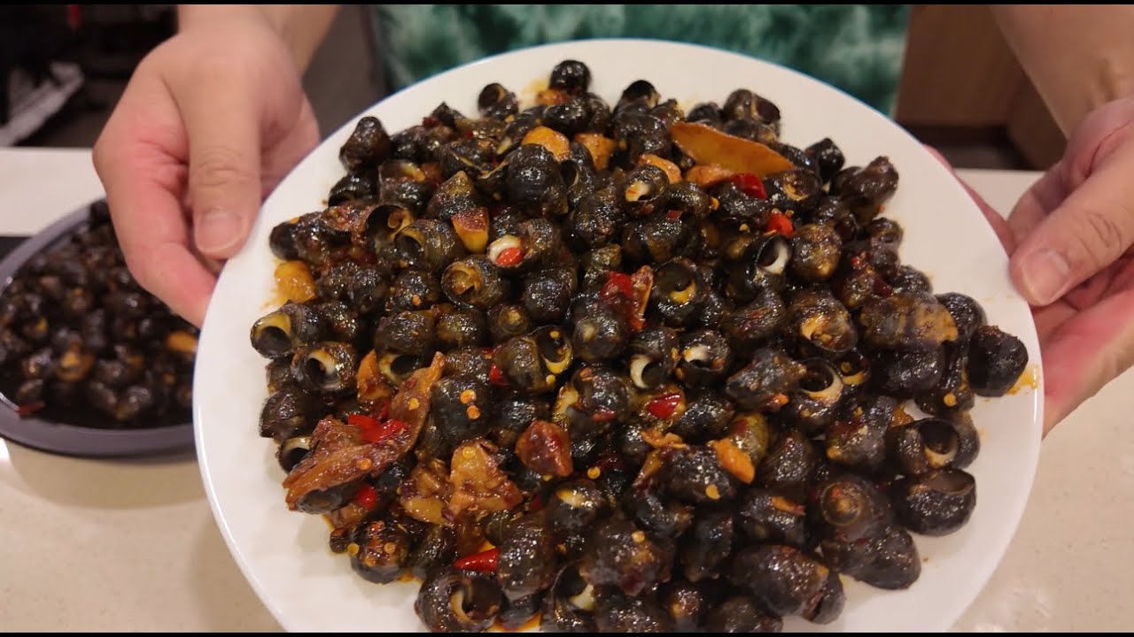 Cook Chinese Food (Spicy River Snails) at Home - Classic Country-style ...