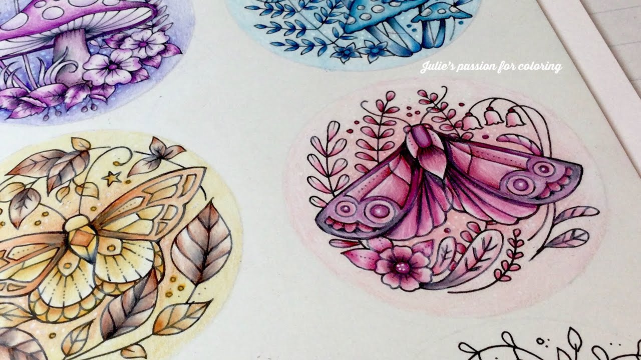 SMALL VICTORIES by Johanna Basford - prismacolor pencils - part 4 ...