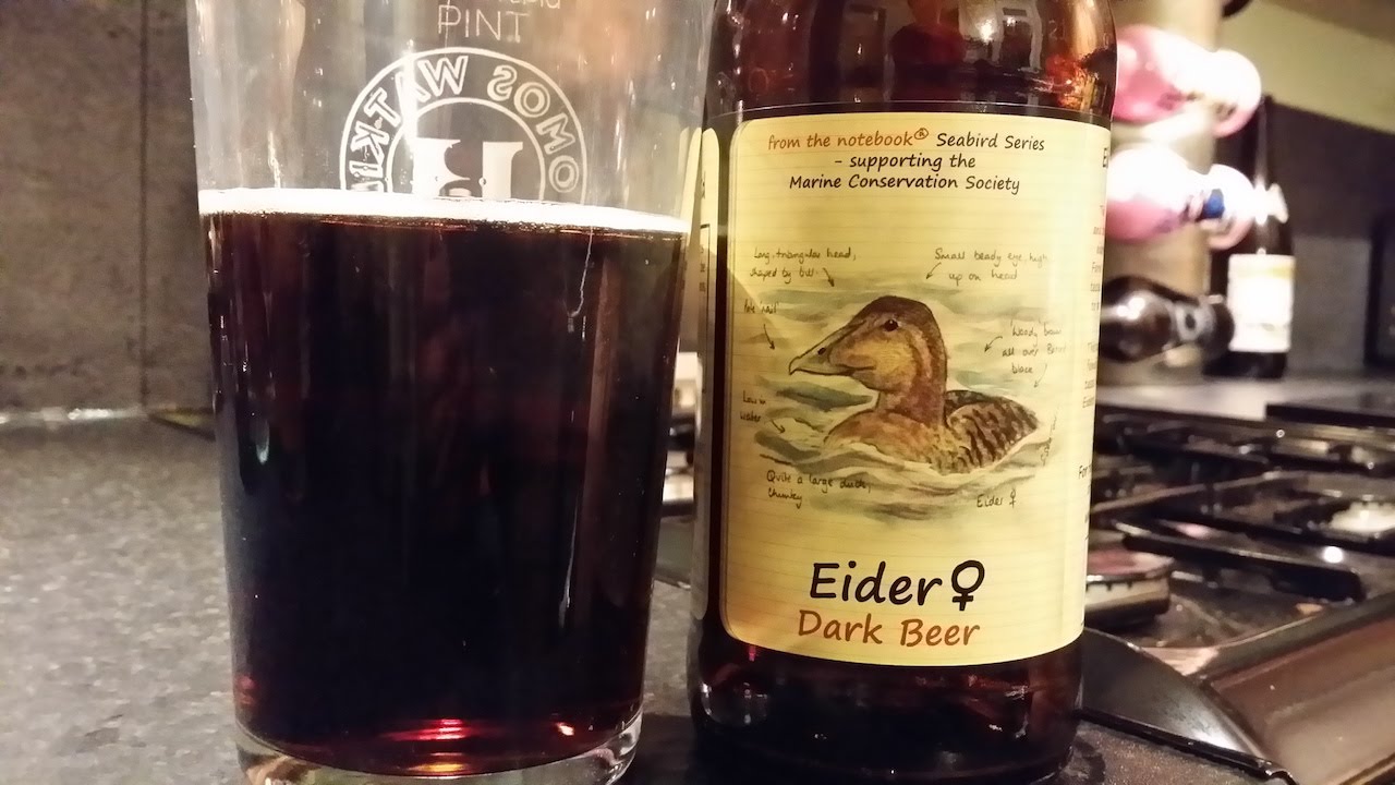 Eider Dark Beer By From The NoteBook Brewery & Allendale Brewery ...
