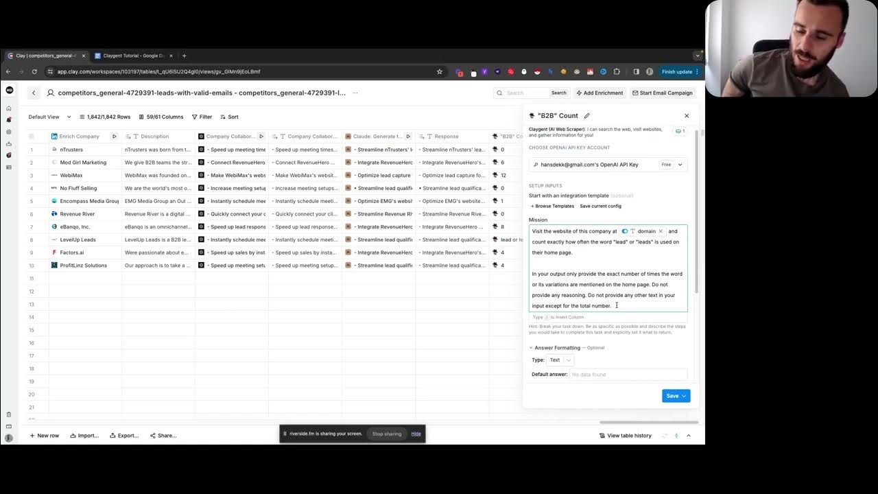 How to use Claygent for basic web scraping - YouTube
