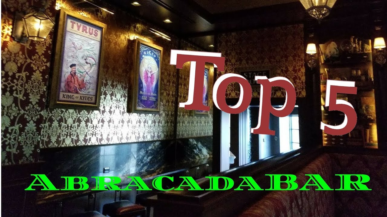 Top 5: AbracadaBAR at Disney's Boardwalk - YouTube