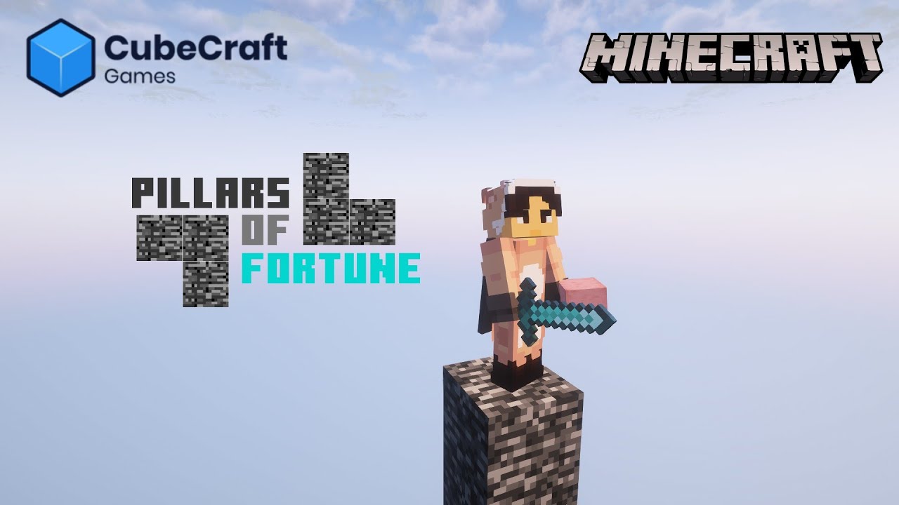 Pillars of Fortune is too easy... | Minecraft CubeCraft | - YouTube