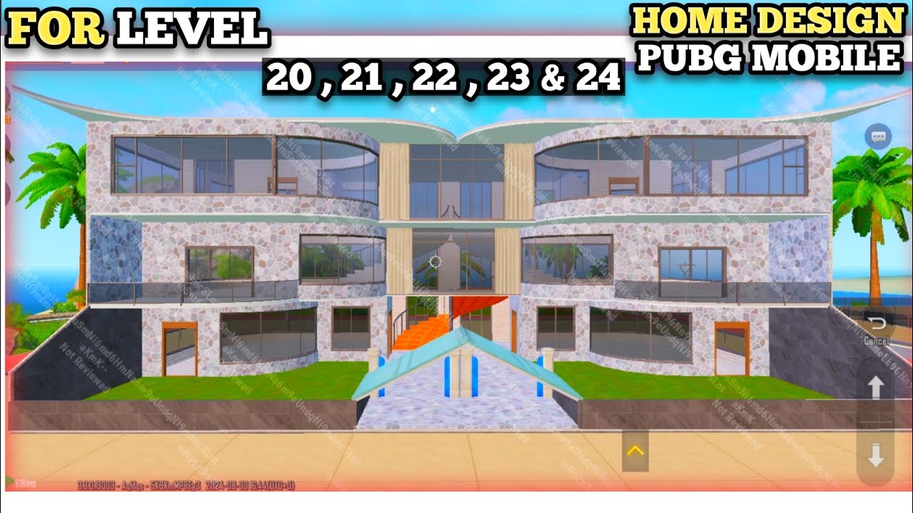 Latest⚡Level 20 to 24 home building design Pubg mobile | Home Designs ...
