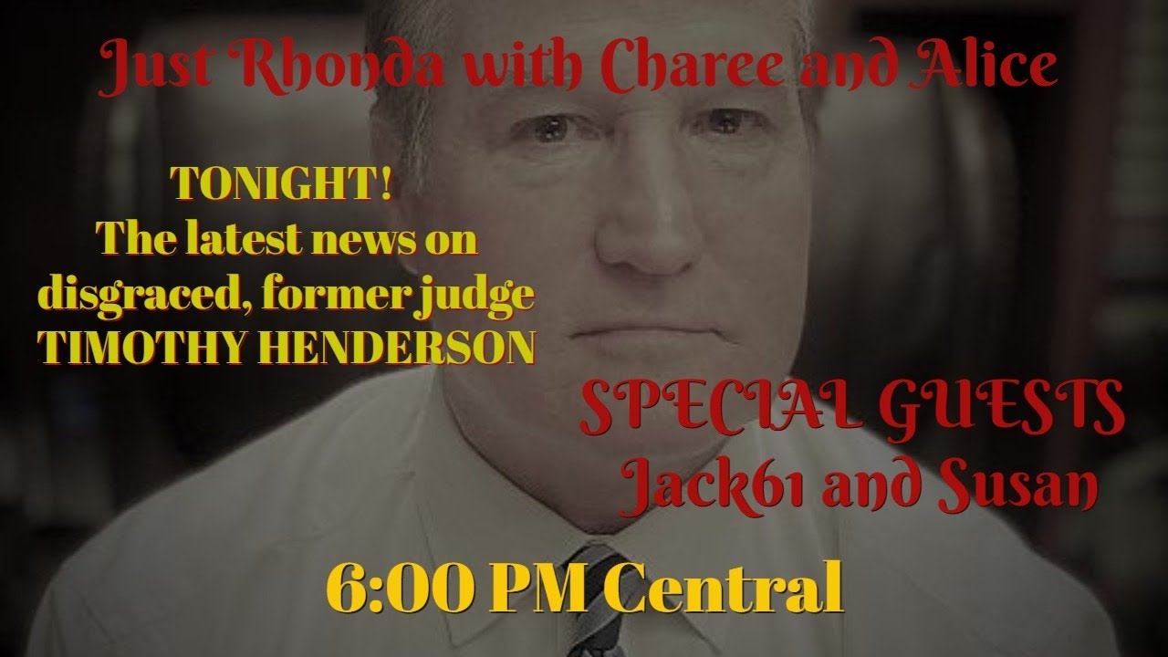 Disgrace, Former Judge, TIMOTHY HENDERSON - YouTube