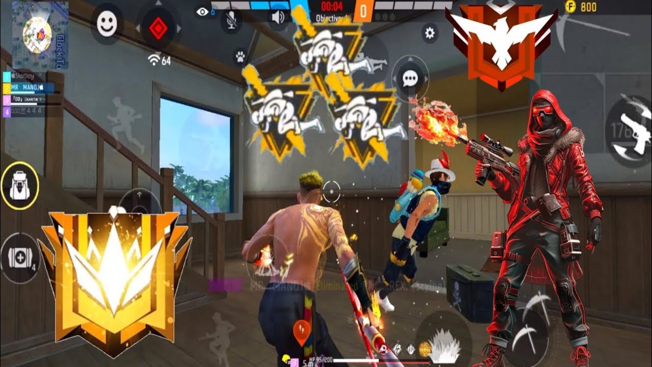 😱 Next Level Gameplay 🥵 CS Ranked Grandmaster Lobby | ⚡ Free Fire Clash ...