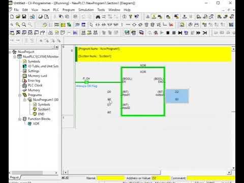 Pengenalan Function Blocks pada CX-Programmer - YouTube