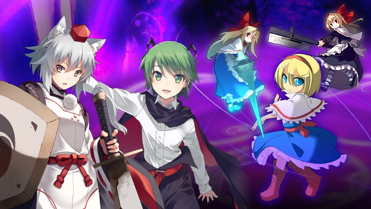 Momiji and Wriggle vs B3F Shadow Alice (Labyrinth of Touhou 2 Steam ...