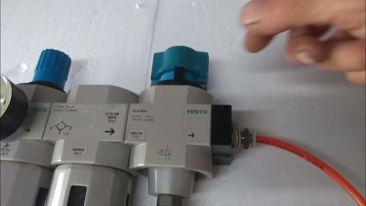 Regulador de pressão Festo LFR-D-Maxi-A - YouTube