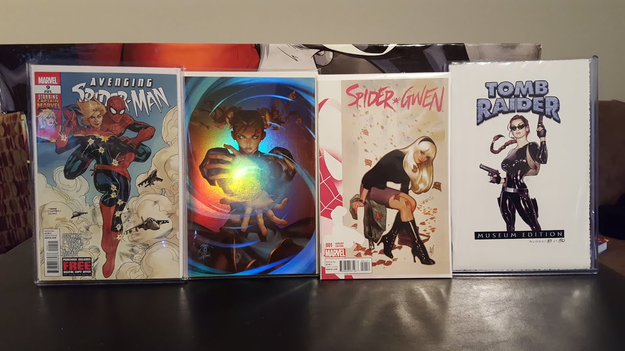 Comic Haul: Keys, Hot Variants, Wish list books - YouTube