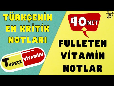 5 Dakikada En Önemli Ses Olayları | TYT Türkçeyi Fulleten Harika Notlar | Kutlu Hoca