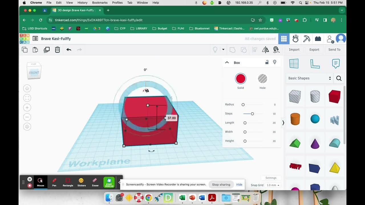 Tinkercad Video Tutorial - YouTube