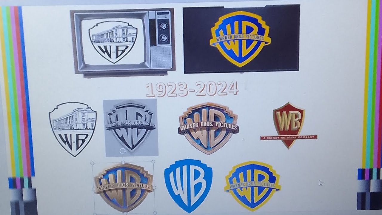 Warner bros la evolución de el logo 1923 2024 - YouTube