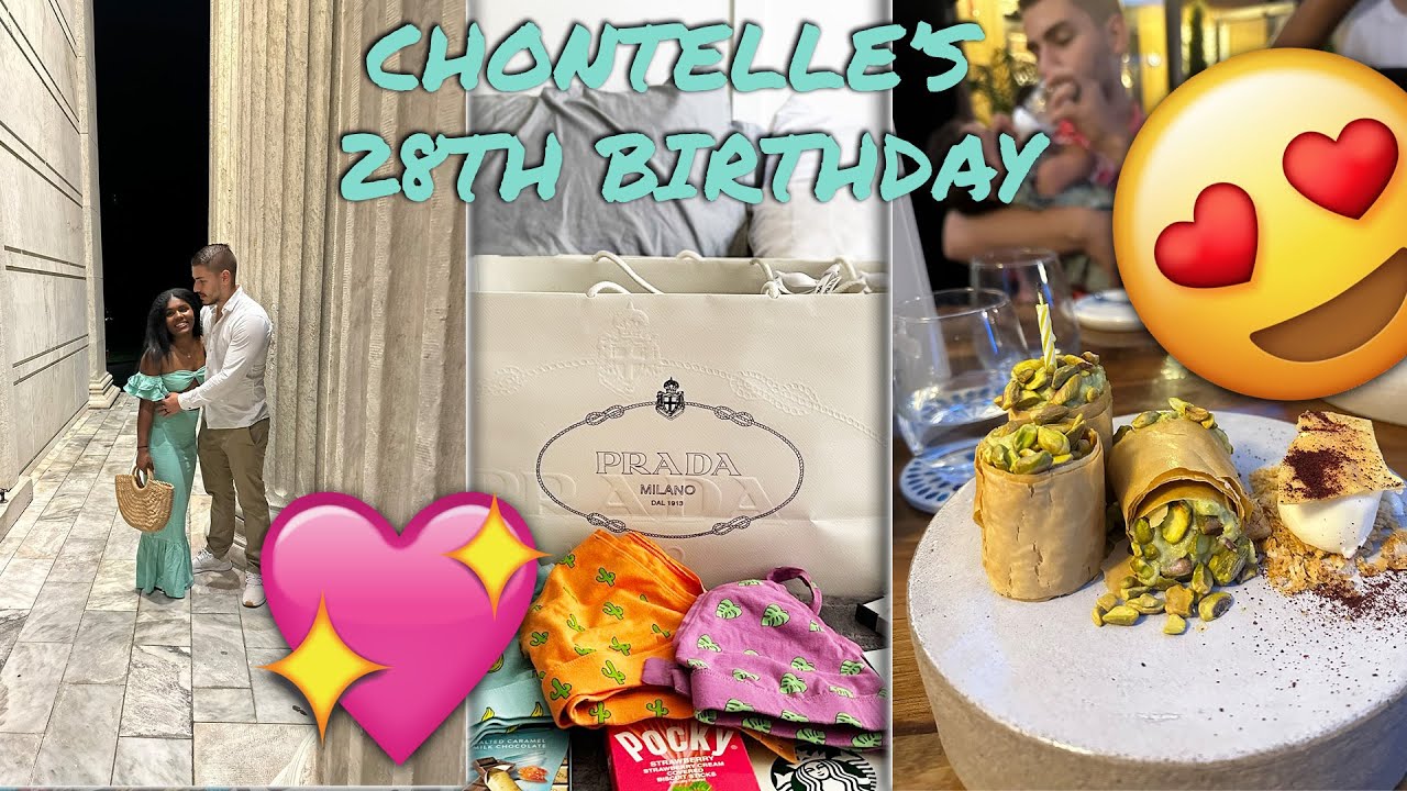 Chontelle's Birthday Vlog | Chontelle & Dan - YouTube