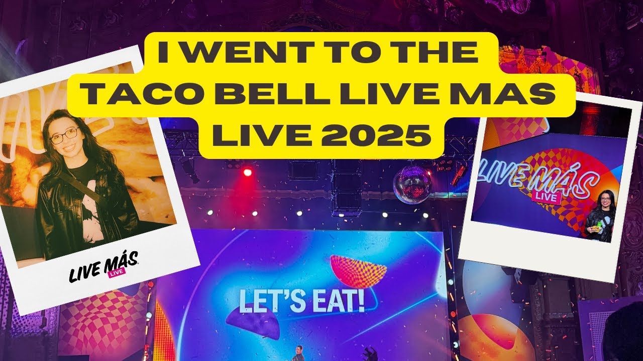 I FLEW TO NYC & WENT TO THE TACO BELL LIVE MAS LIVE EVENT 2025! - YouTube