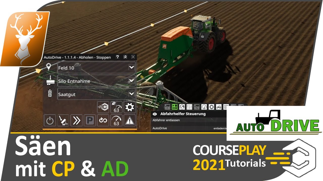 🚜 CoursePlay & AutoDrive: Säen mit Course Play und Auto Drive ...