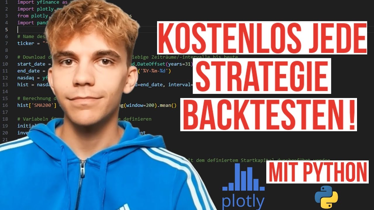 Trading-Strategien kostenlos backtesten! Python-Tutorial - YouTube
