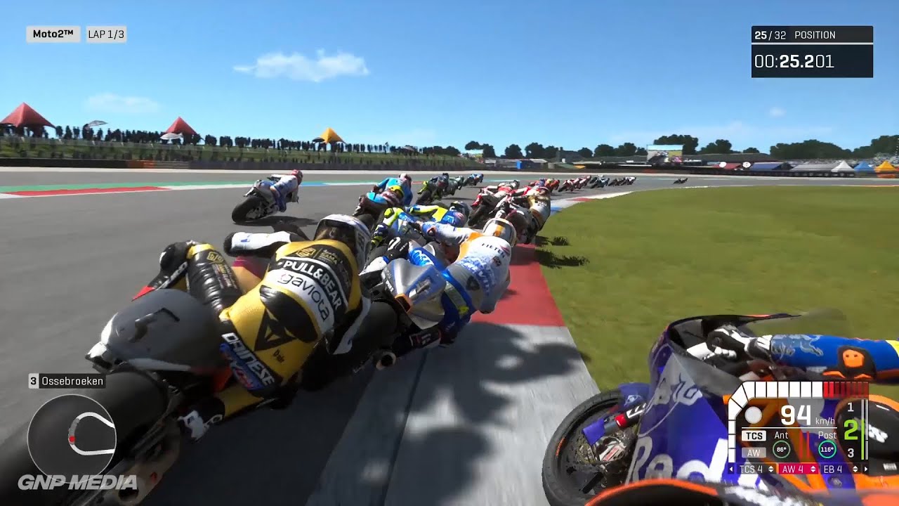 MotoGP 19 - Steven Odendaal - Moto2 - Assen Circuit - 3 Laps - Gameplay ...