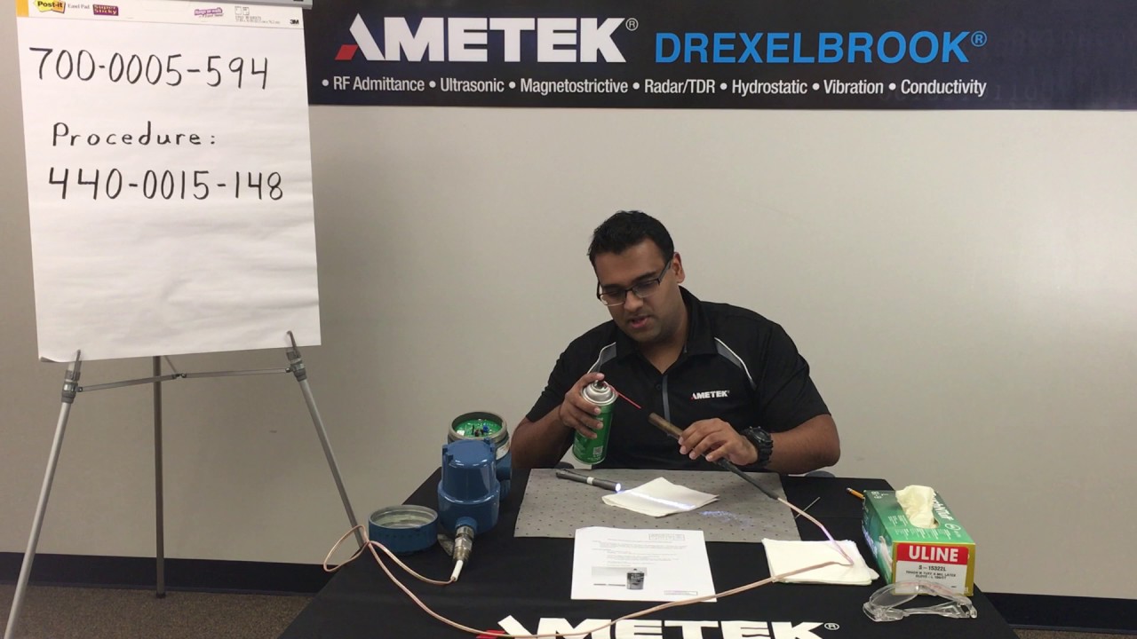 How to Clean the Drexelbrook Intellipoint 594 Probe - YouTube