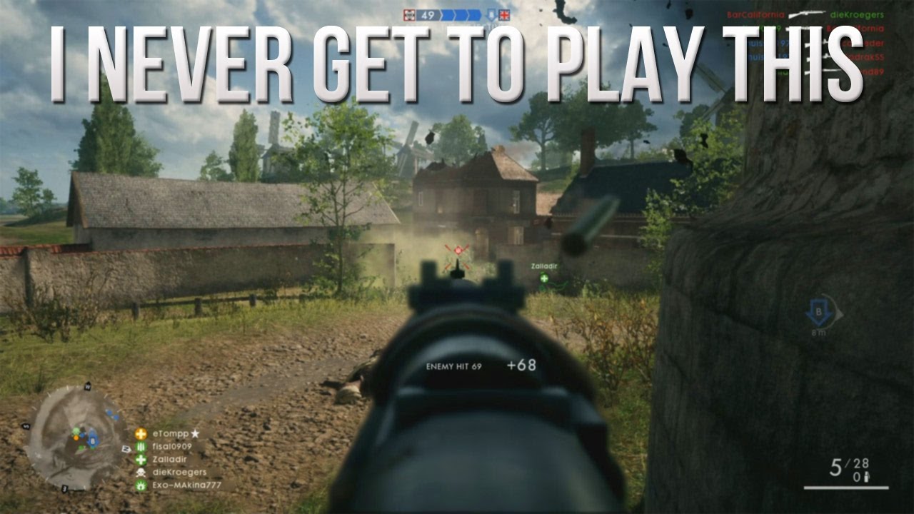 I Never Get to Play This - iTemp's Battlefield 1 Road to Max Rank Ep ...