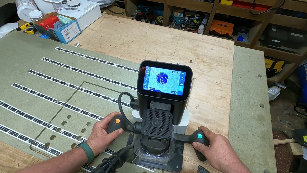 Shaper Origin Workstation extension table - YouTube