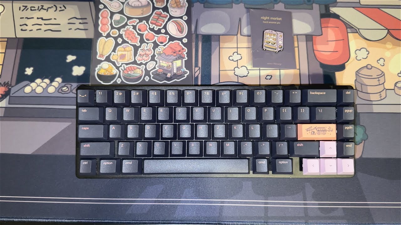 Osume Night Market Key Cap Review - YouTube
