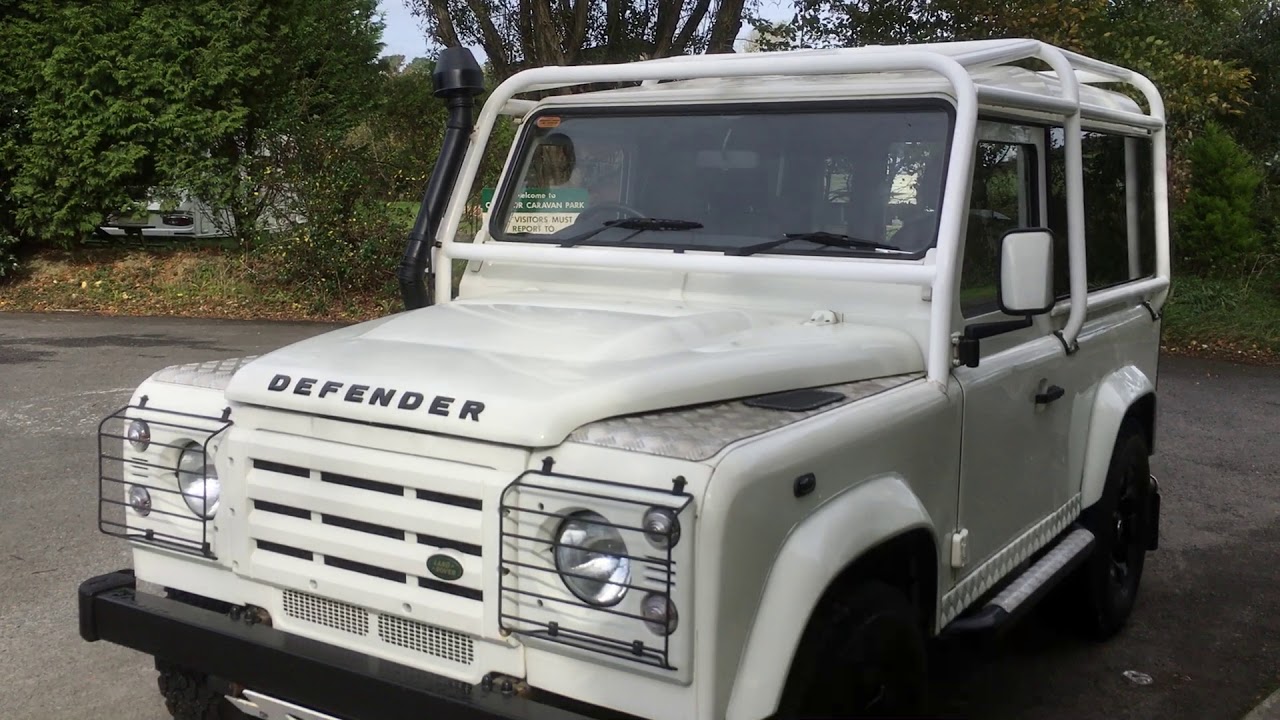 LAND ROVER DEFENDER 90 TDCI FULL PUMA ROLL CAGE HD - YouTube