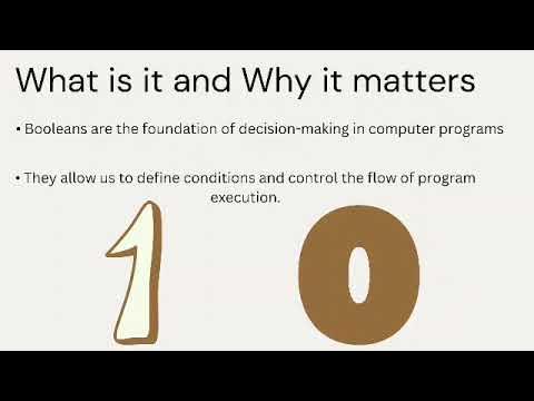 Boolean Data Type - YouTube