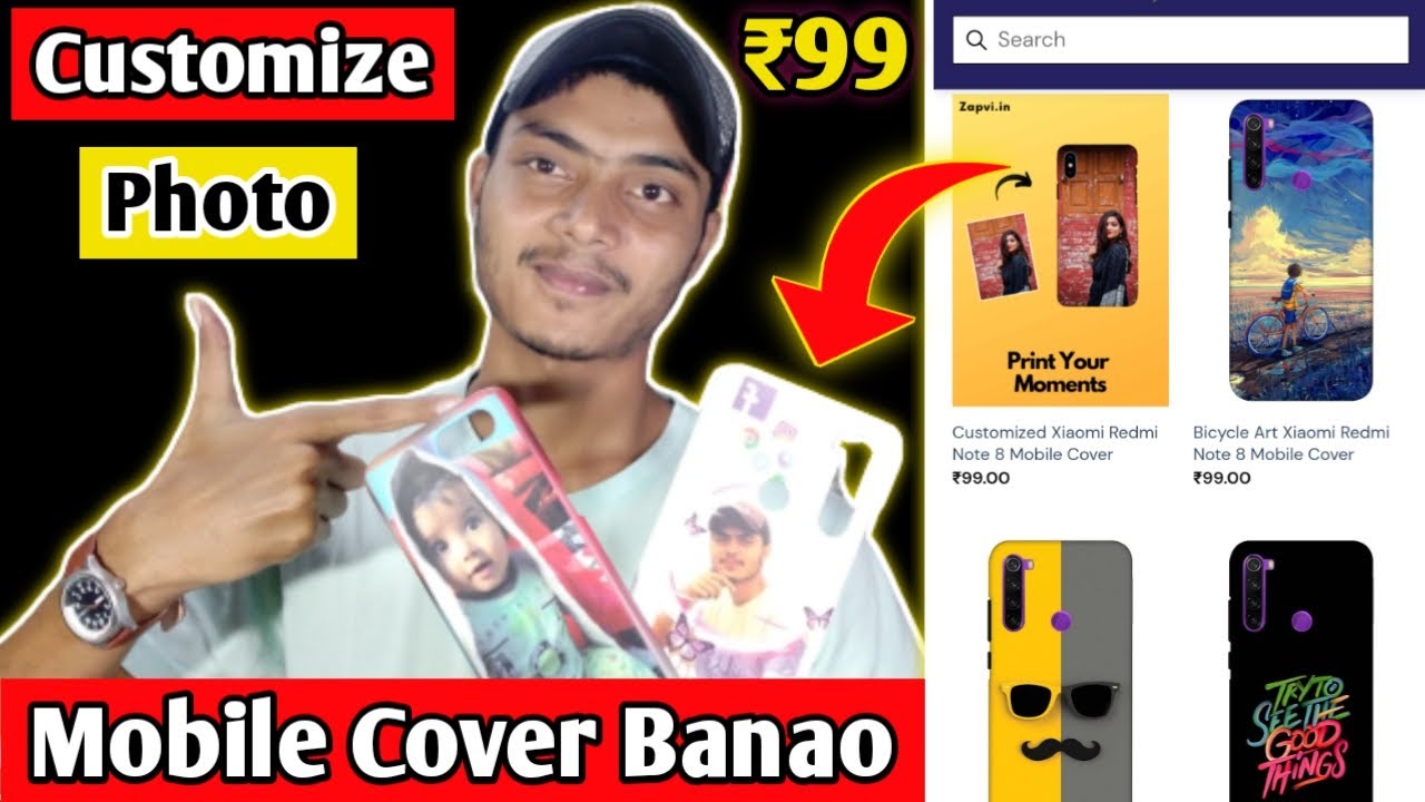 Customize Your Mobile Cover in Just Rs ₹99 Only | Make Custom Phone ...