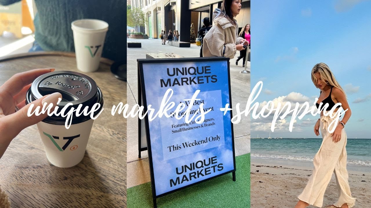 VLOG: Unique Markets + Holiday Shopping - YouTube