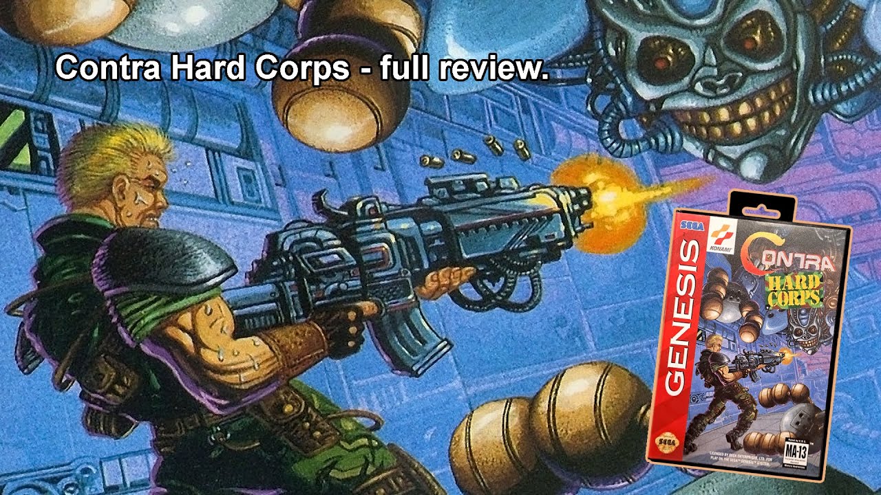 Contra Hard Corps exlusive on Sega Genesis and Mega Drive - full review ...