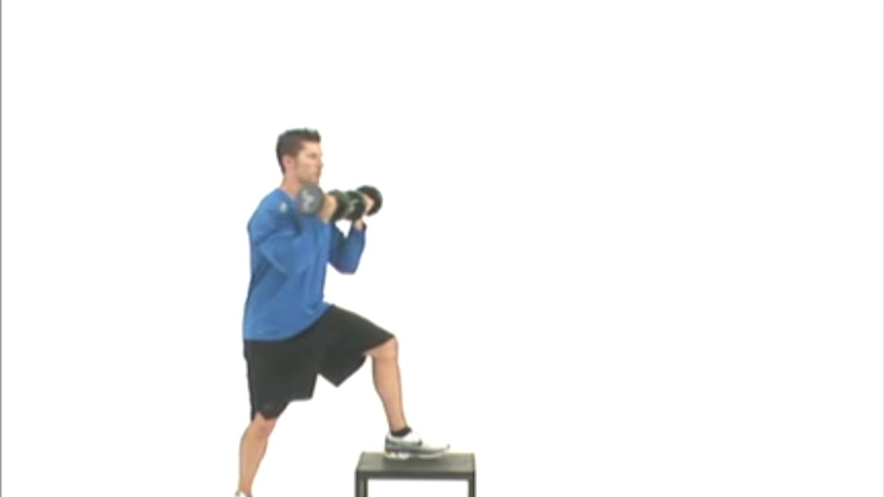 Step up to Overhead Press: Transverse Plane - YouTube