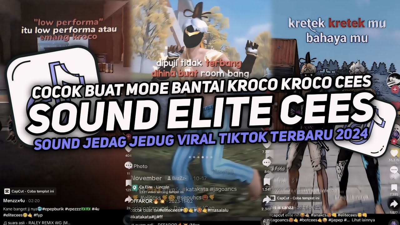 DJ SOUND ELITE CEES V7 COCOK BUAT BANTAI KROCO KROCO MENGKANE JEDAG JEDUG VIRAL TIKTOK TERBARU ...
