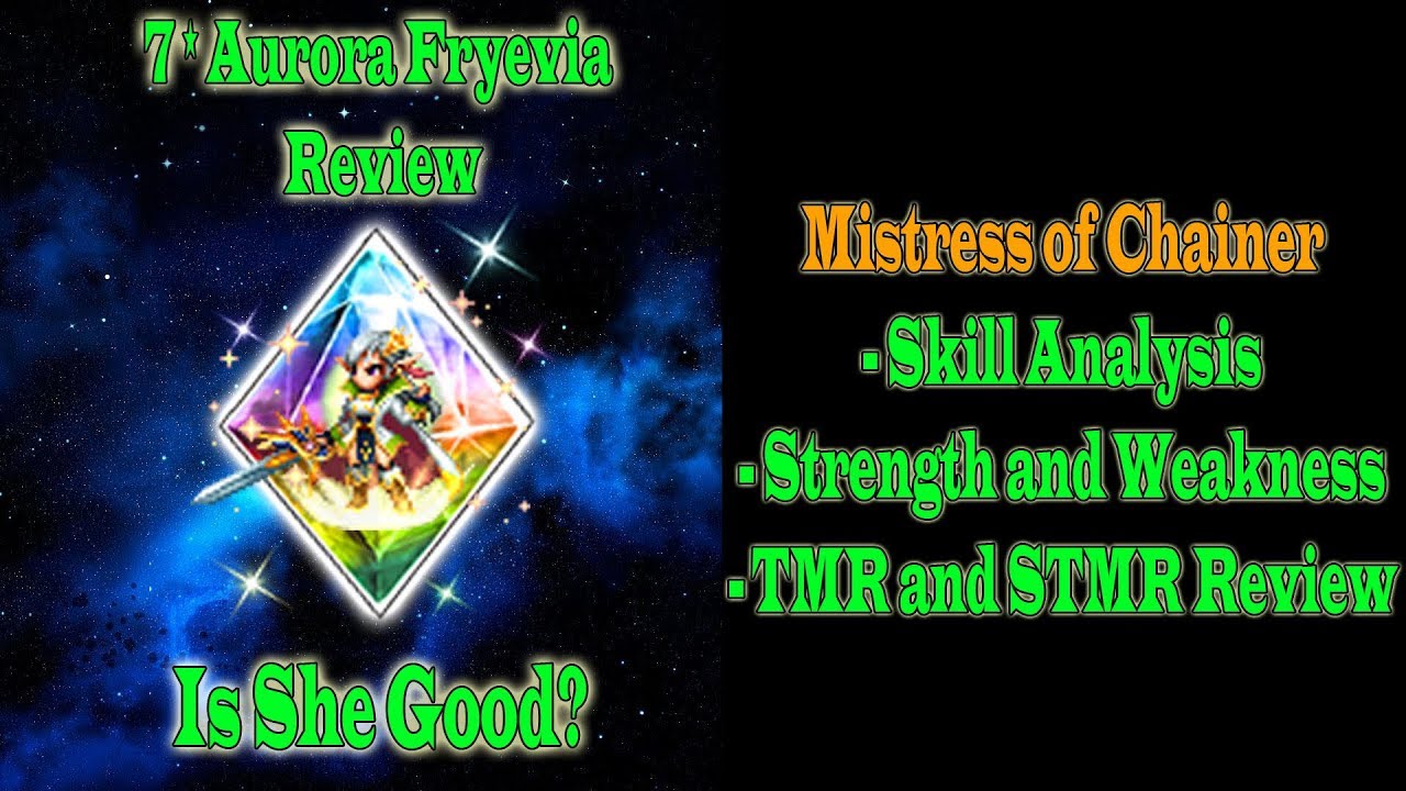 FFBE Global 7 Stars Aurora Fryevia Review: Zekken Fryevia (#601) - YouTube