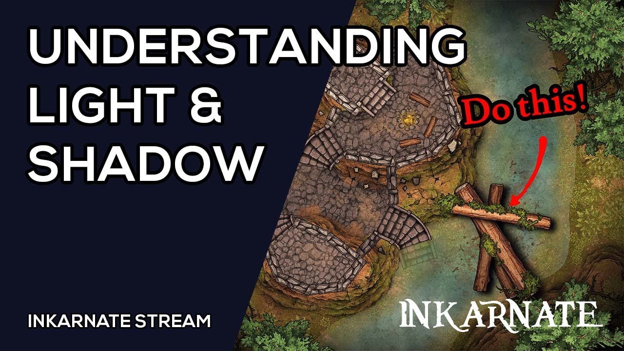 Understanding Light & Shadow | Inkarnate Stream - YouTube