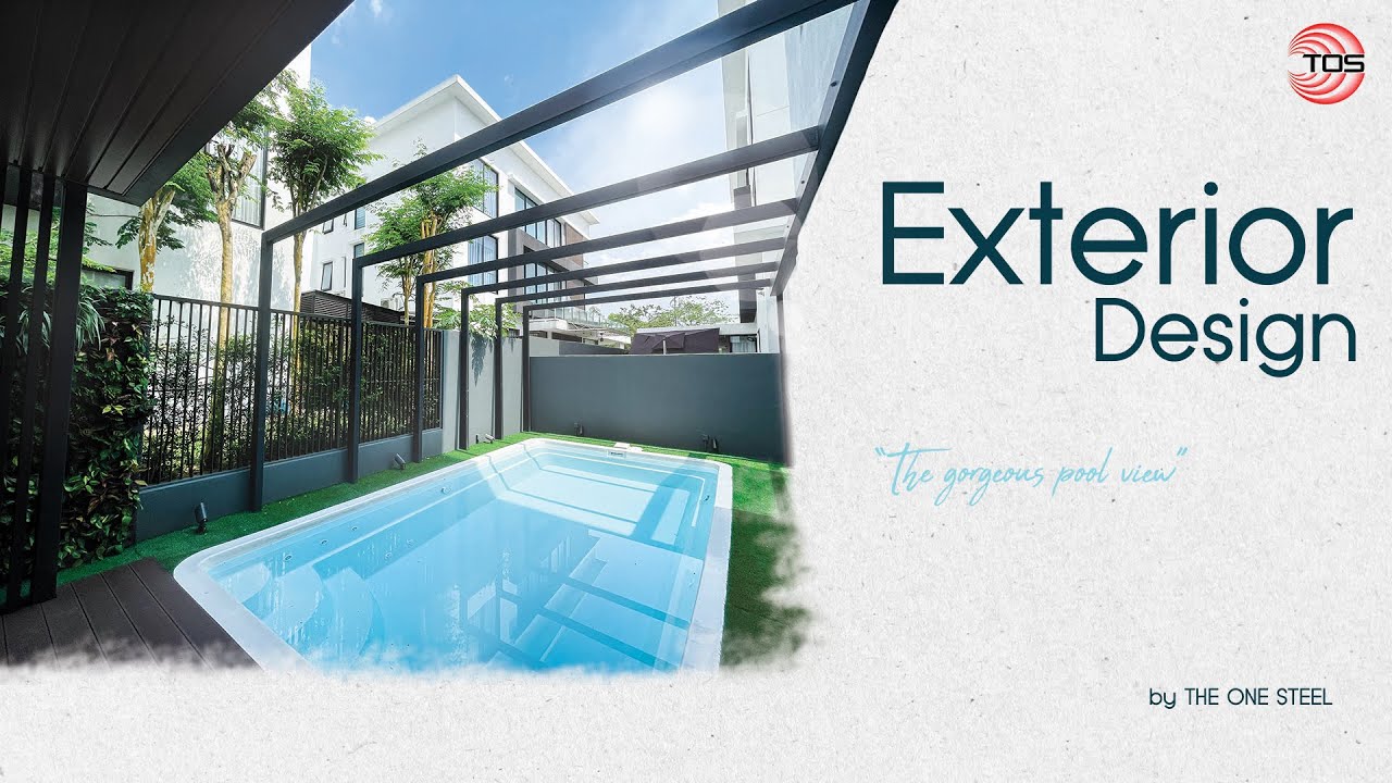 Stunning signature M roof Design with Breathtaking Pool Views - Perfect ...