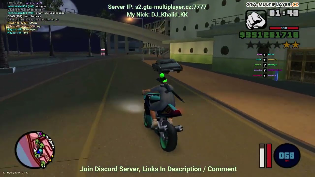 GTA SAMP Gameplay (Cops Chase) #2 | WTLS 2 (GTA-MP.CZ) | 2024