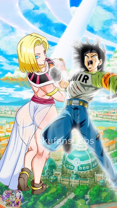 ANDROID 18 GOD OF DESTRUCTION VS Red Ribbon Army #shorts #dbs #bulma - YouTube