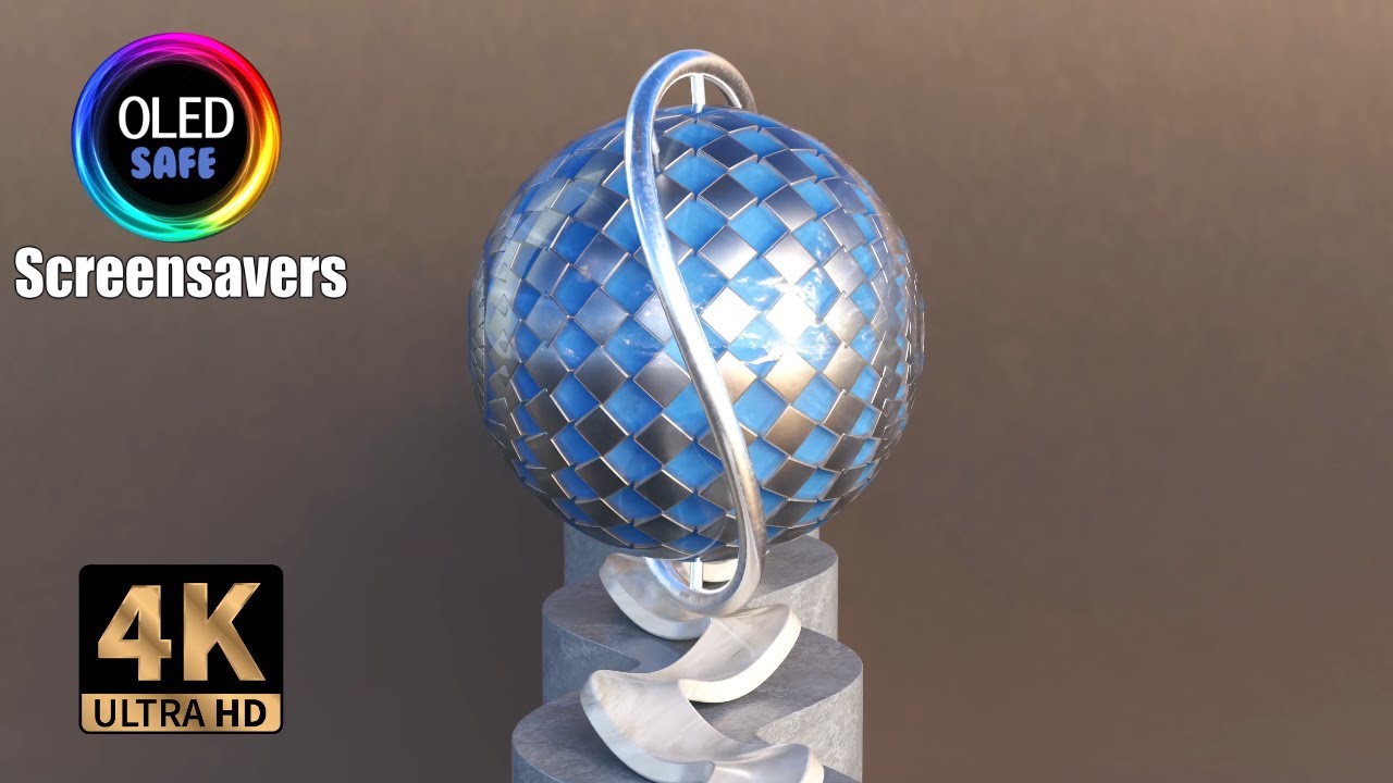 Sphere Balls Screensaver - 10 Hours - 4K - OLED Safe - YouTube