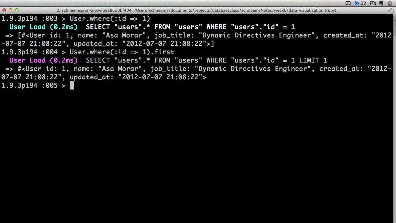 Active Record: Where - YouTube