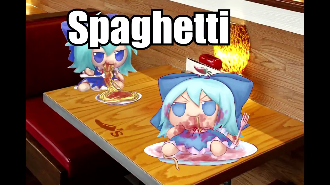 cirno fumo eats spaghetti - YouTube