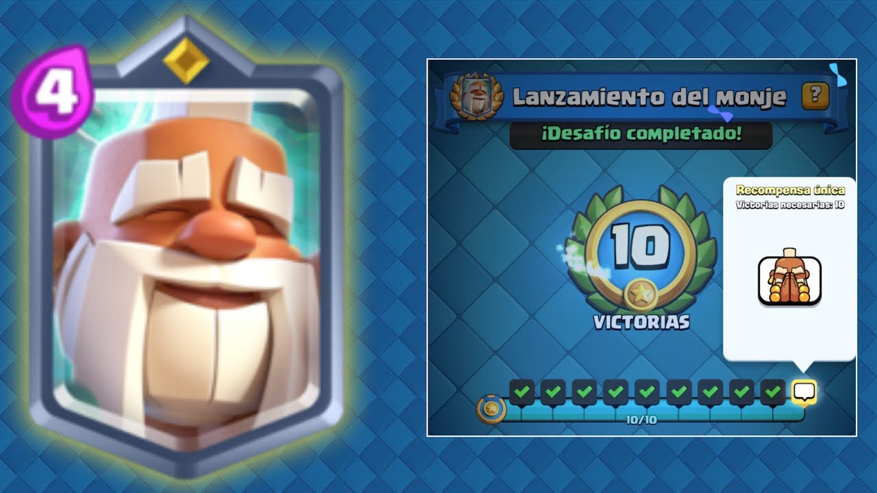 Clash Royale 🏆Mazos para el Desafío del Monje 💥Nuevo Emote💥 - YouTube