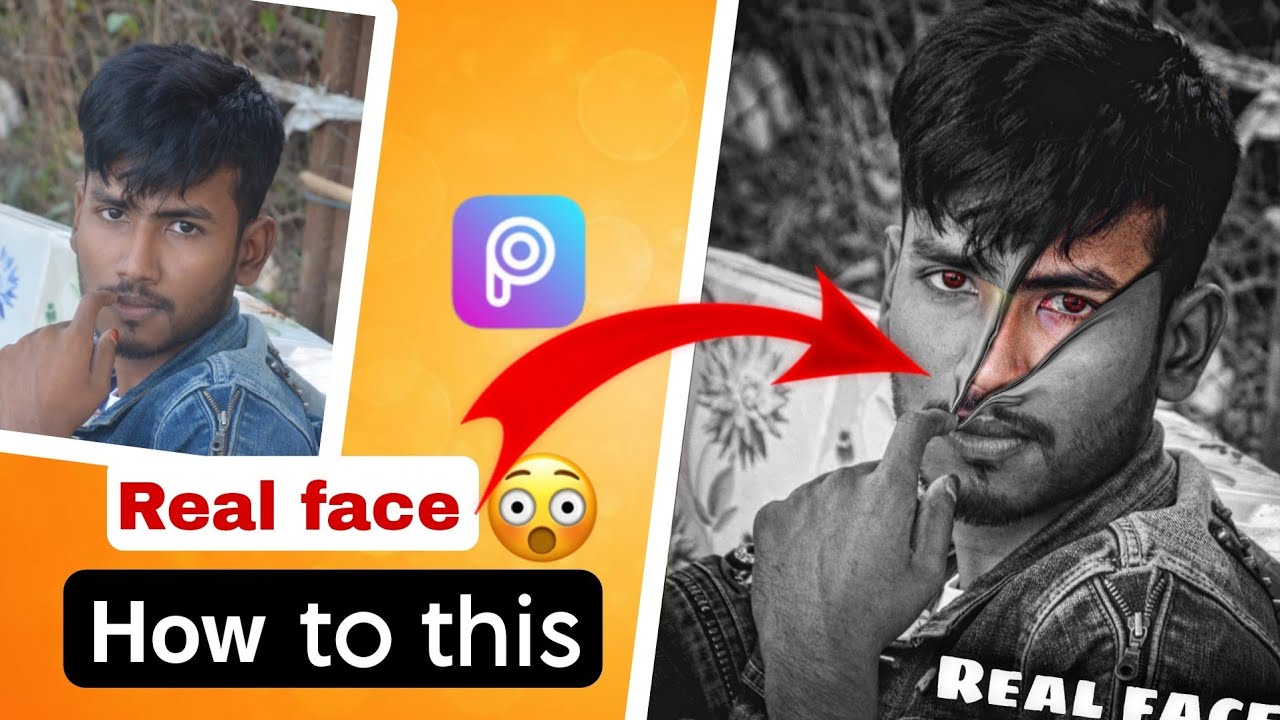 Real Face photo edting on picart /@joysorma7525 / picart New edting ...