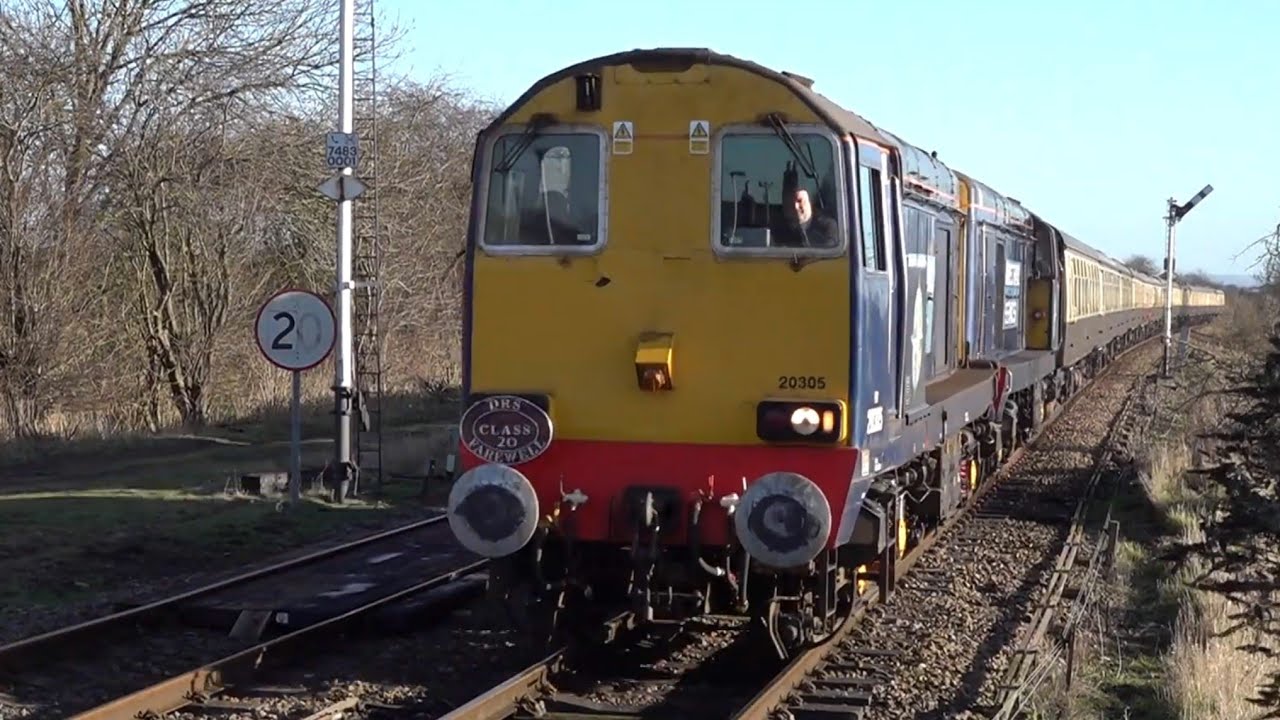 20 305/302, 1Z49, Pathfinder Tours DRS Class 20 Farewell at Hammerton ...