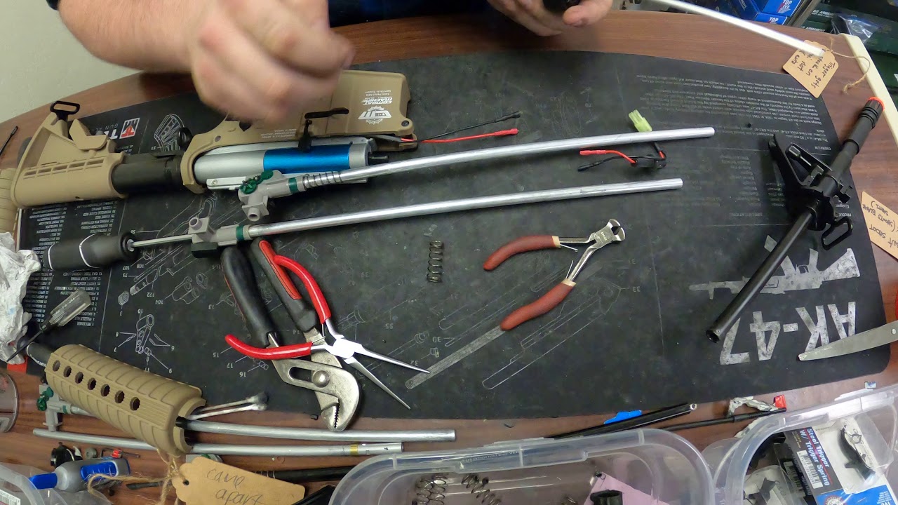 Airsoft Gun Fix - How to fix barrel on Carbine CM16 Model - YouTube