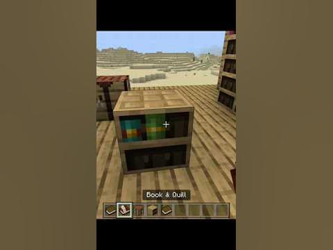 How to make a chiseled bookshelf in Minecraft 1.20 - YouTube
