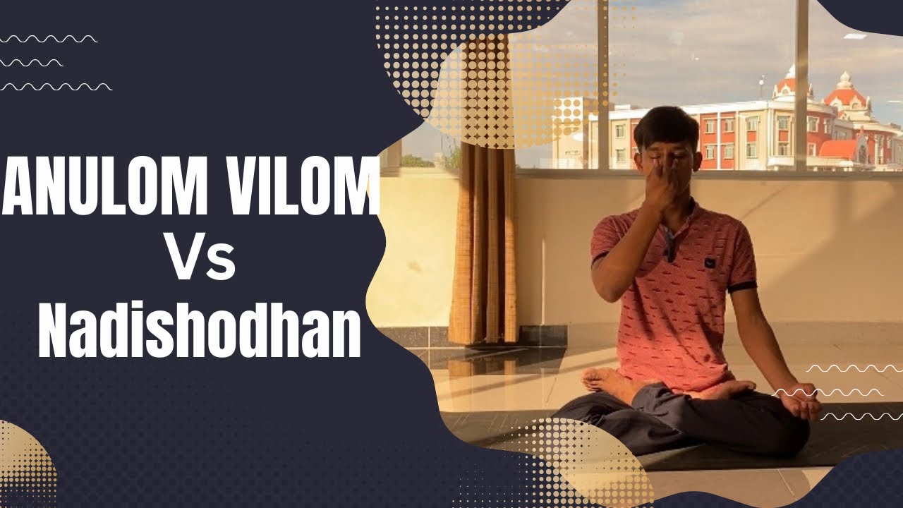 Anulom vilom 🆚 nadishodhan pranayama By Agni ojha || Agni yoga for life ...